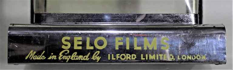 Mid-Century Modern British Ilford Selo Photography Film Store Display ...