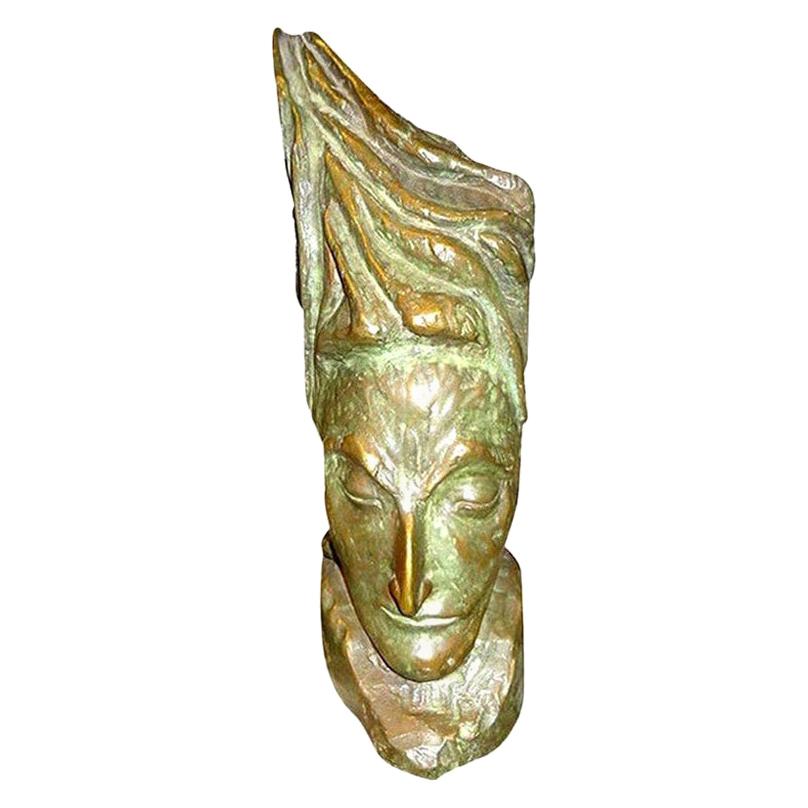 Mid-Century Modern Bronze Cubist Sculpture, Signed F. Prosperi For Sale ...