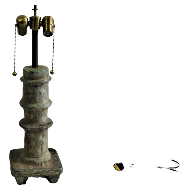 Mid Century /Modern Bronze Lamp For Sale at 1stDibs