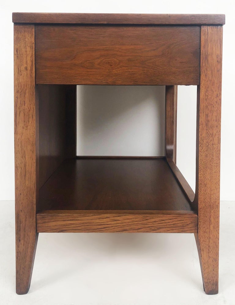 Mid-Century Modern Broyhill Brasilia Walnut Night Stands, 1960s Pair at ...