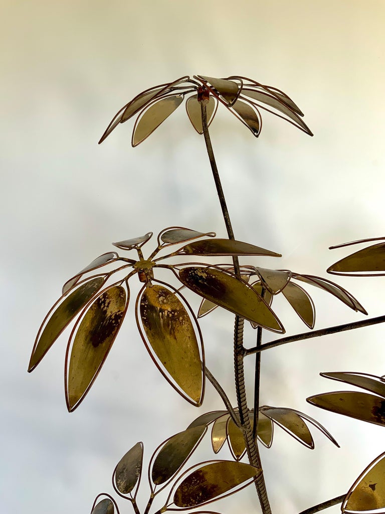Mid-Century Modern Brutalist C Jere Tree Sculpture Signed For Sale at ...