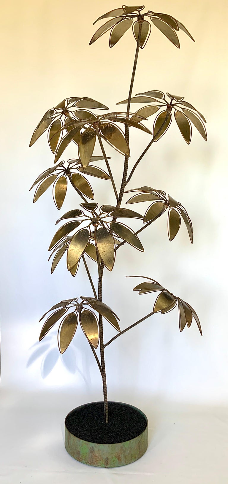 Mid-Century Modern Brutalist C Jere Tree Sculpture Signed For Sale at ...