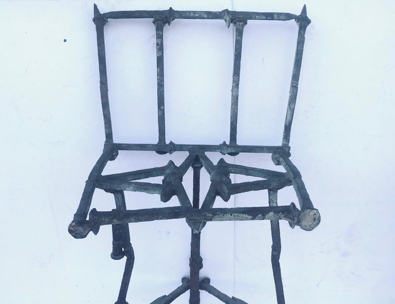 Mid-Century Modern Brutalist Railroad Spikes Sculpture at 1stDibs ...