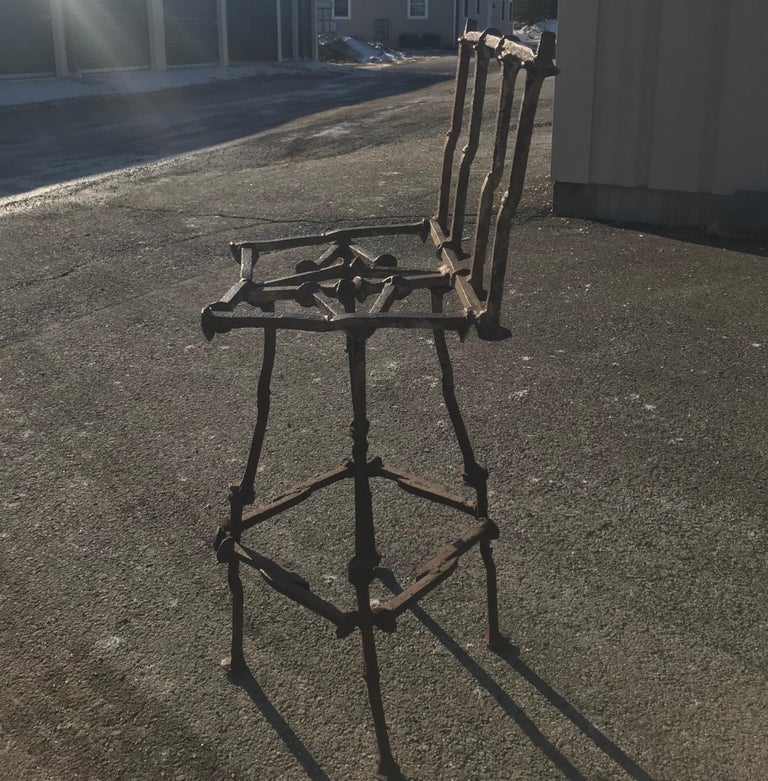 Mid-Century Modern Brutalist Railroad Spikes Sculpture at 1stDibs ...