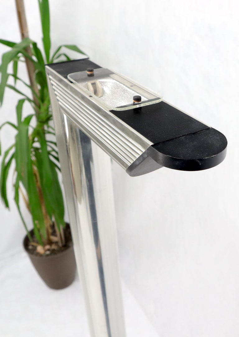 Mid-Century Modern Built in Dimer Architectural "L" Shape Floor Lamp ...