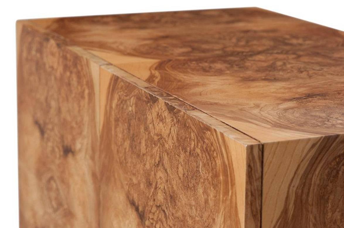 Mid-Century Modern Burl Cabinet at 1stDibs | burl wood cabinet, burled ...