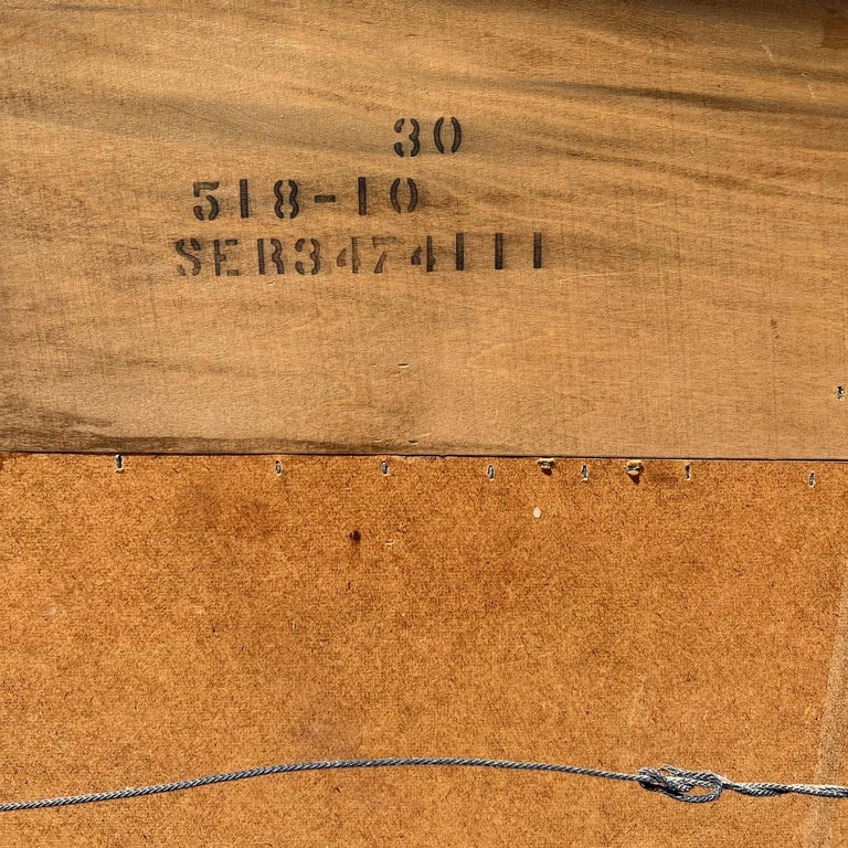 Mid-Century Modern Burl Wood « Alpha » Mirror by Lane, Early 1970s For ...