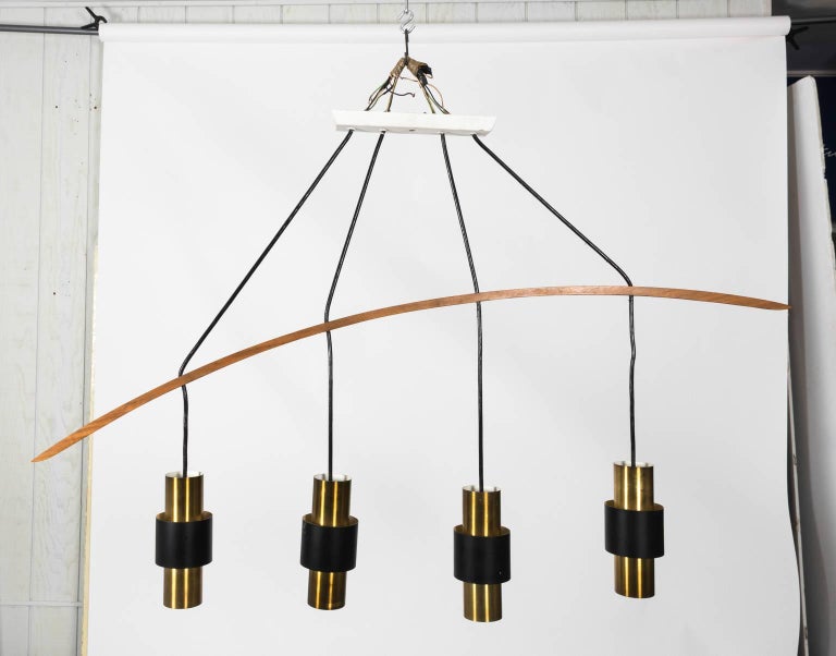 Mid-Century Modern Can Light Fixture For Sale at 1stDibs