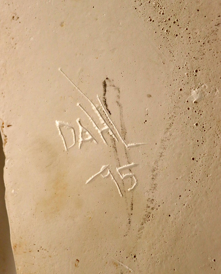 Mid-Century Modern Carl Dahl Signed Early Plaster Horse Table Sculpture ...