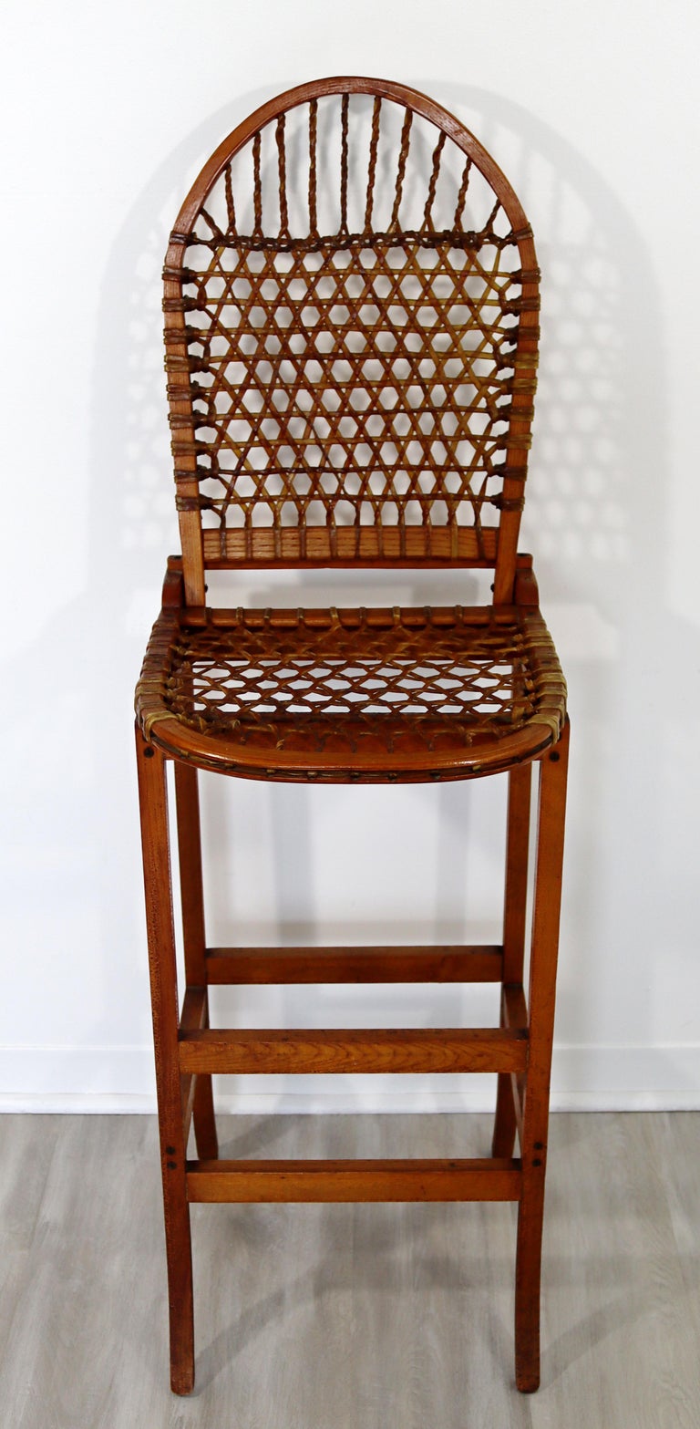 Mid-Century Modern Carl Koch for Vermont Tubbs Sno Shu Bar Stool Raw ...