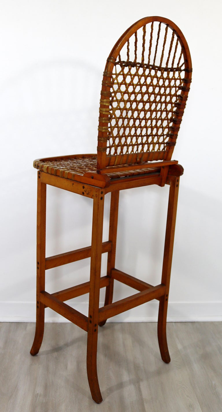 Mid-Century Modern Carl Koch for Vermont Tubbs Sno Shu Bar Stool Raw ...