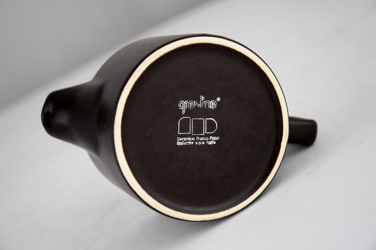 Mid-Century Modern Ceramic Espresso Set by Franco Pozzi For Sale at 1stDibs