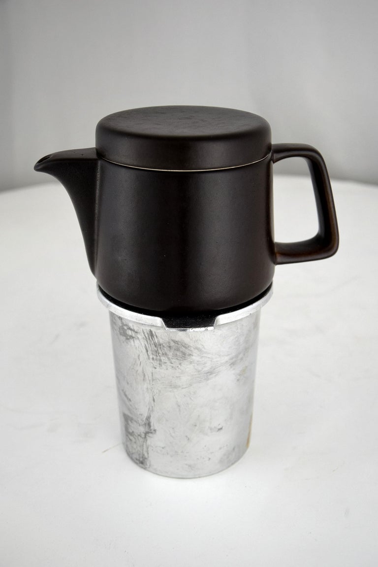 Mid-Century Modern Ceramic Espresso Set by Franco Pozzi For Sale at 1stDibs