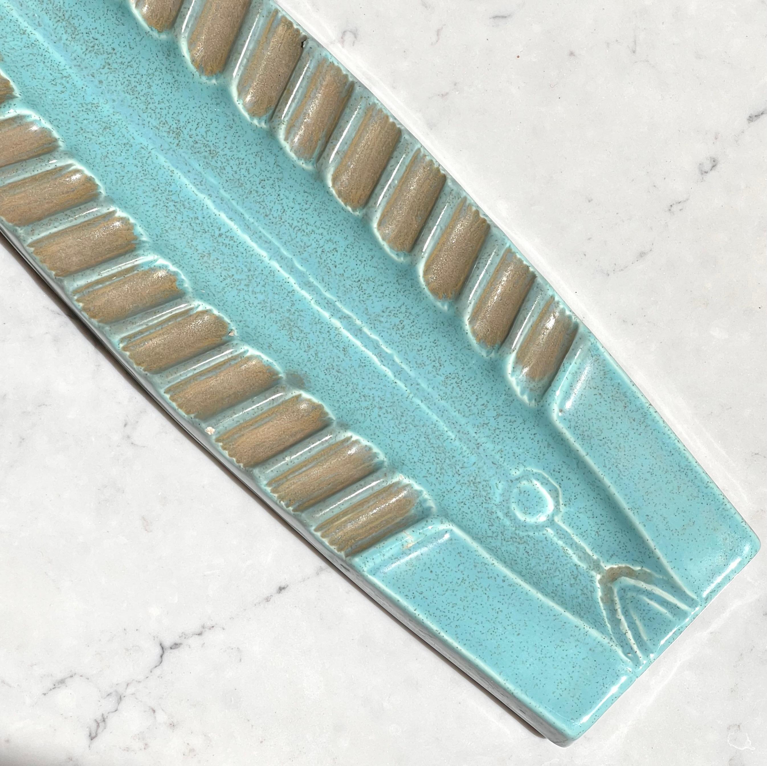Mid-Century Modern Ceramic Fish Dish or Catchall, 1960s For Sale at 1stDibs