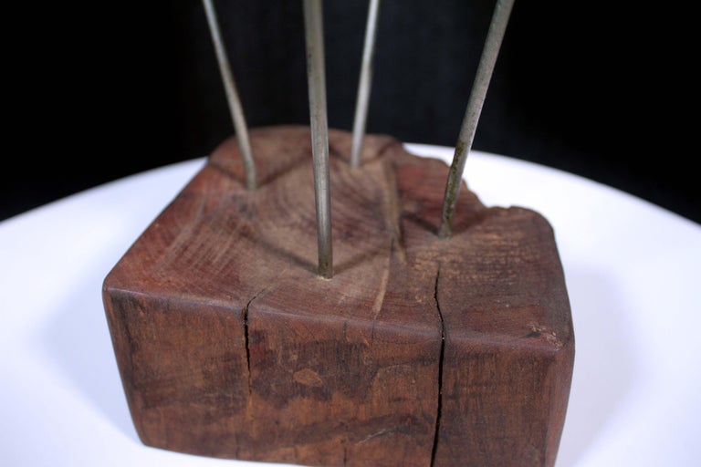 Mid-Century Modern Ceramic Green Biomorphic Shell Design on Metal and ...