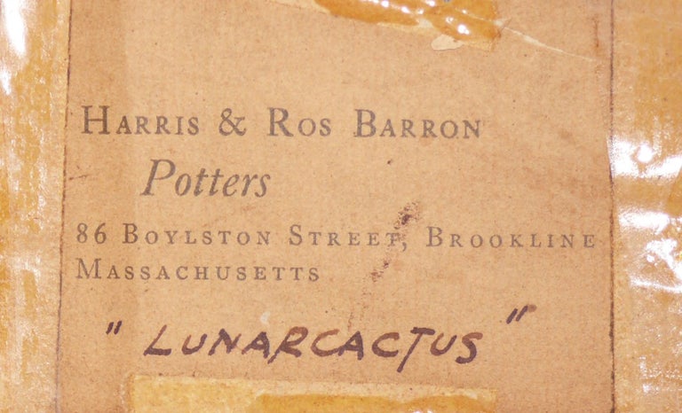 Mid-Century Modern Ceramic Plaque by Harris and Ros Barron Boston ...