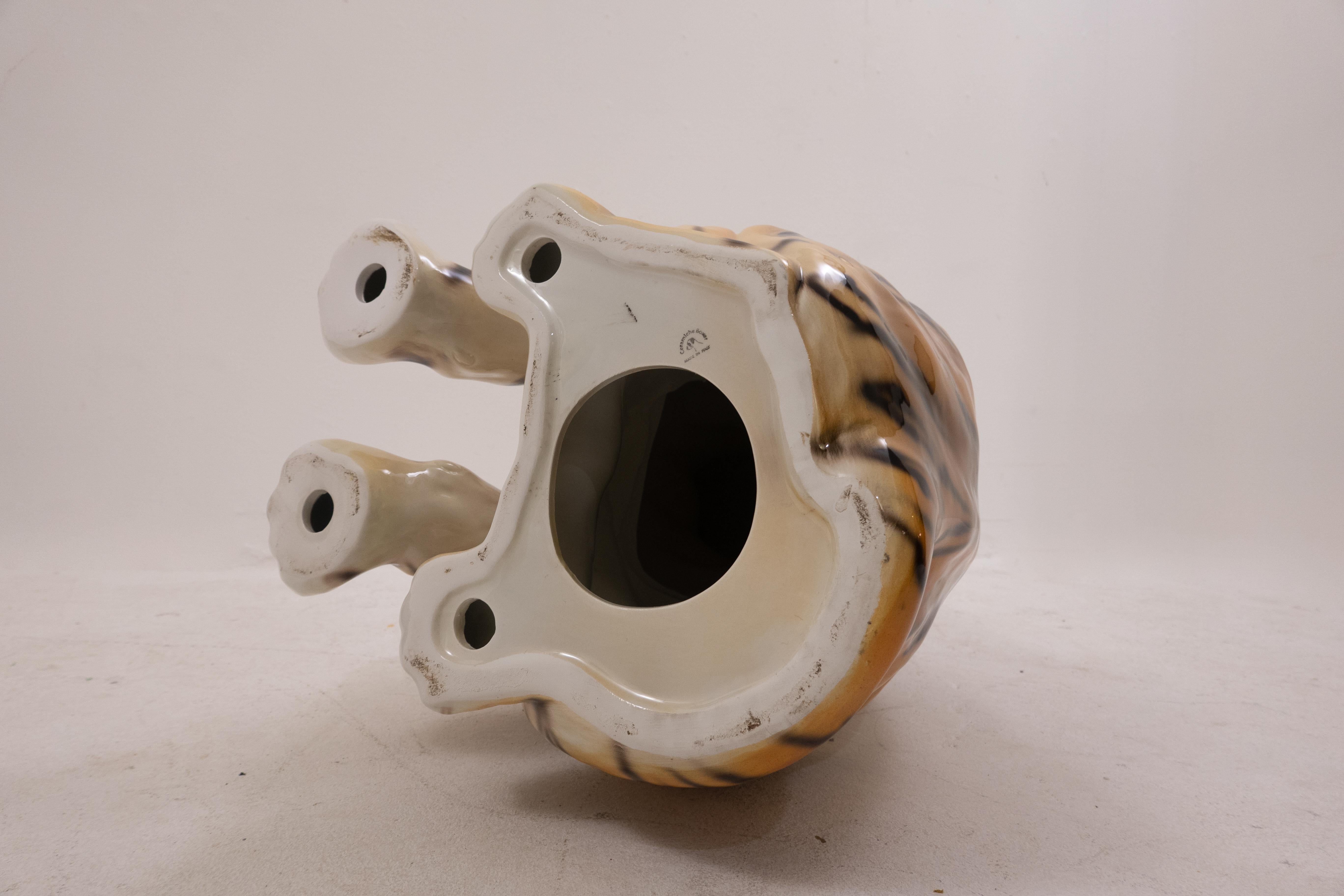 Mid-Century Modern Ceramic Tiger, Italy, 1960s at 1stDibs