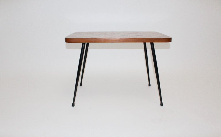 Mid-Century Modern Checkerboard Side Table Vienna, 1950 For Sale at 1stDibs