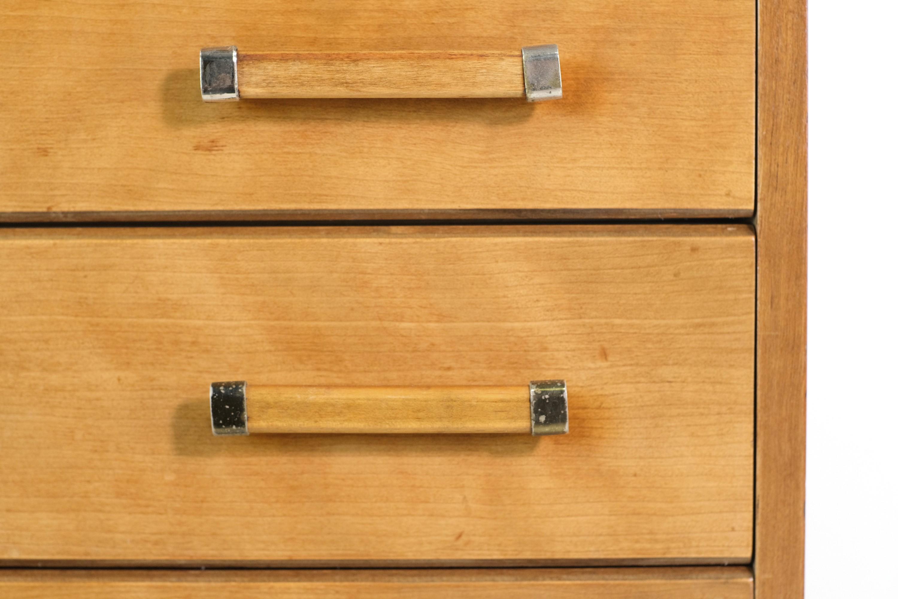 Mid-Century Modern Cherry Dresser by Renzo Rutili For Sale at 1stDibs