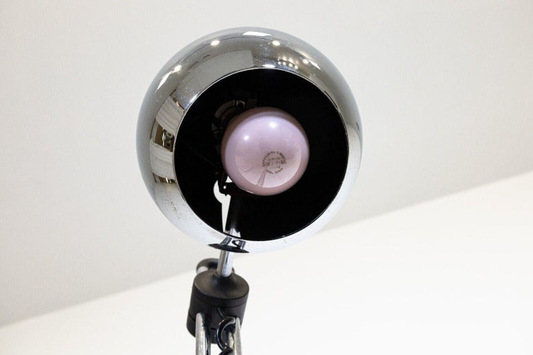 Mid-Century Modern Chrome Ball Floor Lamp By Staff 1970's For Sale at ...