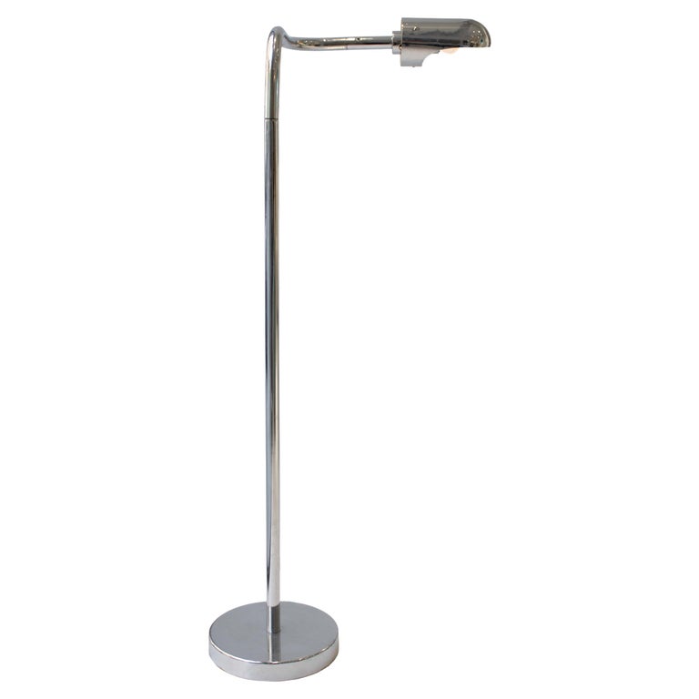 Mid-Century-Modern Chromed Tube`Space Age´Floor Lamp, Italy, 1960 For ...