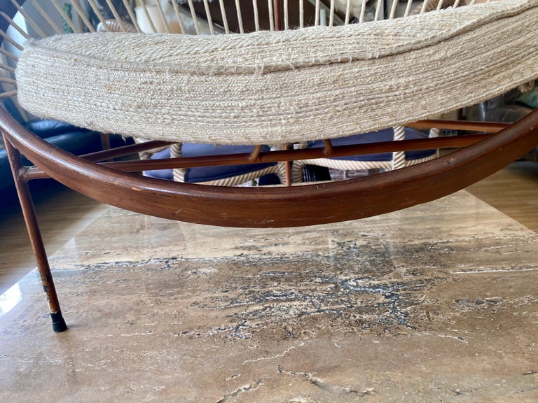 Mid-Century Modern Circle Chair, Greece, Circa 1950s at 1stDibs