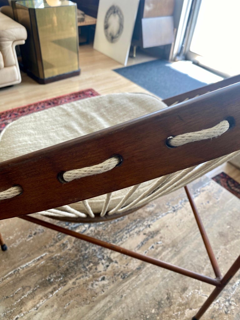 Mid-Century Modern Circle Chair, Greece, Circa 1950s at 1stDibs