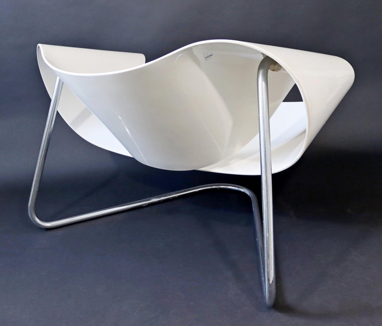 Mid-Century Modern CL9 Fiberglass Ribbon Chair by Franca Stagi Bernini ...