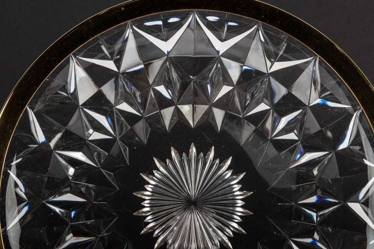 Mid Century Modern Clear Crystal Bowl made by Val Saint Lambert For ...