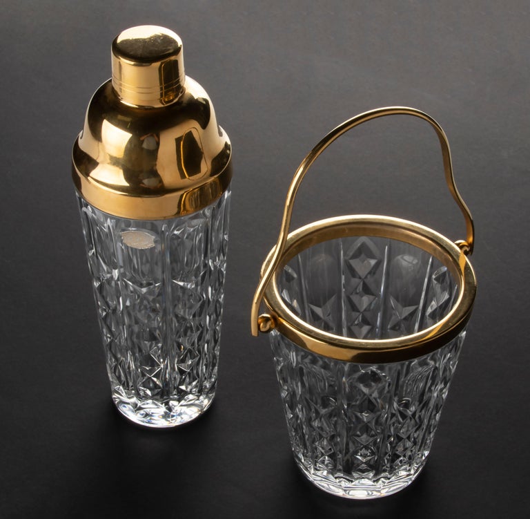 Mid-Century Modern Cocktail Shaker with Ice Cube Bucket, Val Saint ...