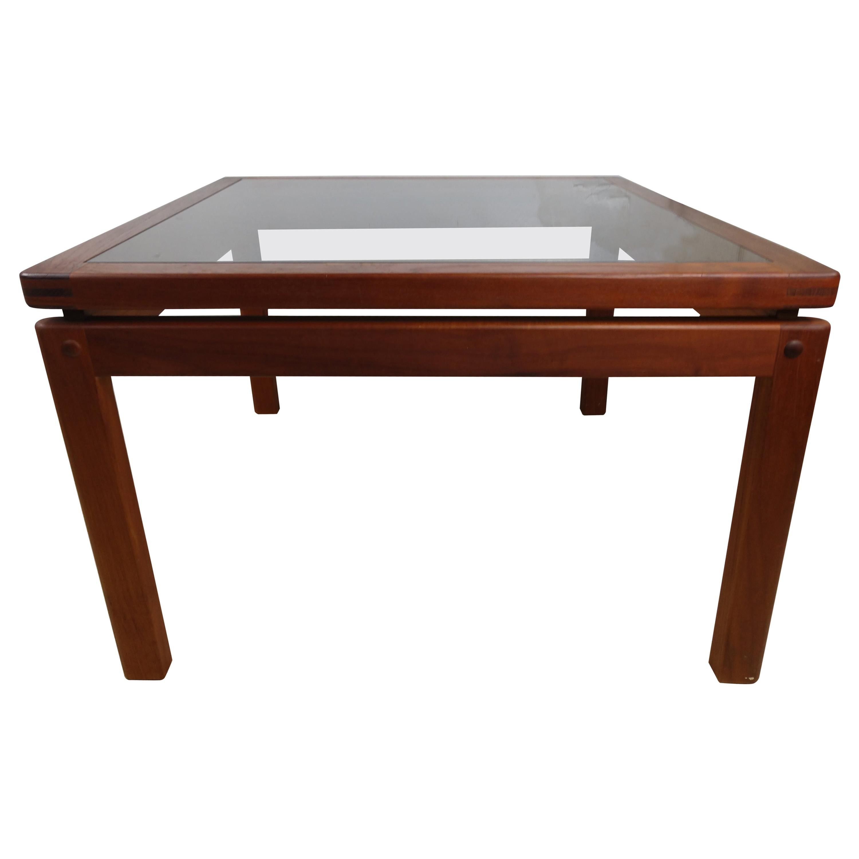 Set of Mid-Century Modern Glass Top Tables by Tonk Manufacturing Co ...