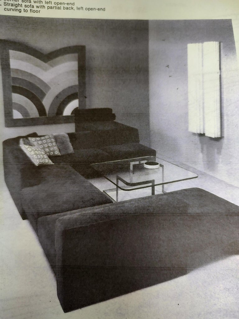 Mid-Century Modern Cocktail Table by Vladimir Kagan # 6703 Glass and ...