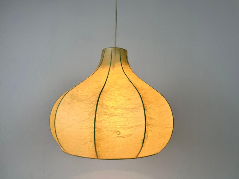 Mid-Century Modern Cocoon Pendant Light, 1960s, Italy For Sale at 1stDibs