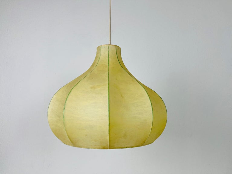 Mid-Century Modern Cocoon Pendant Light, 1960s, Italy For Sale at 1stDibs
