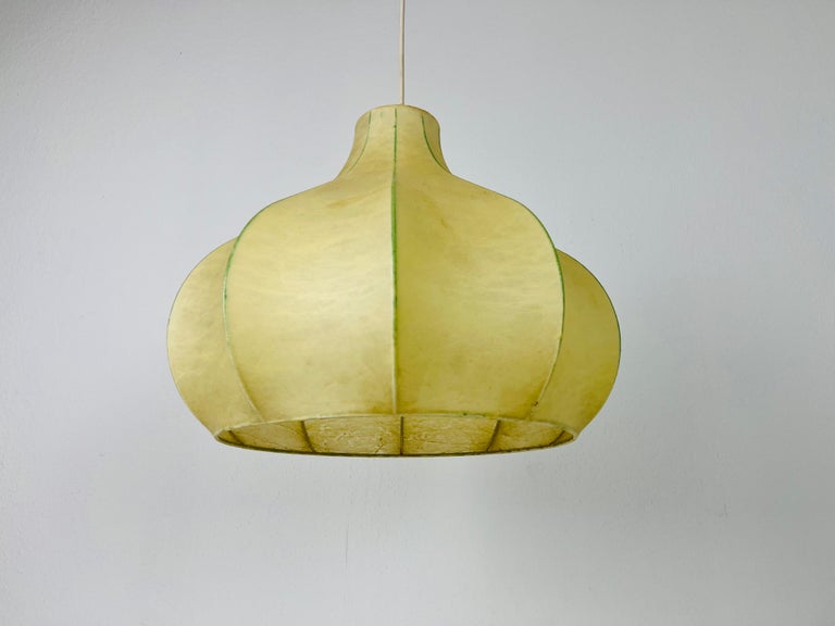 Mid-Century Modern Cocoon Pendant Light, 1960s, Italy For Sale at 1stDibs