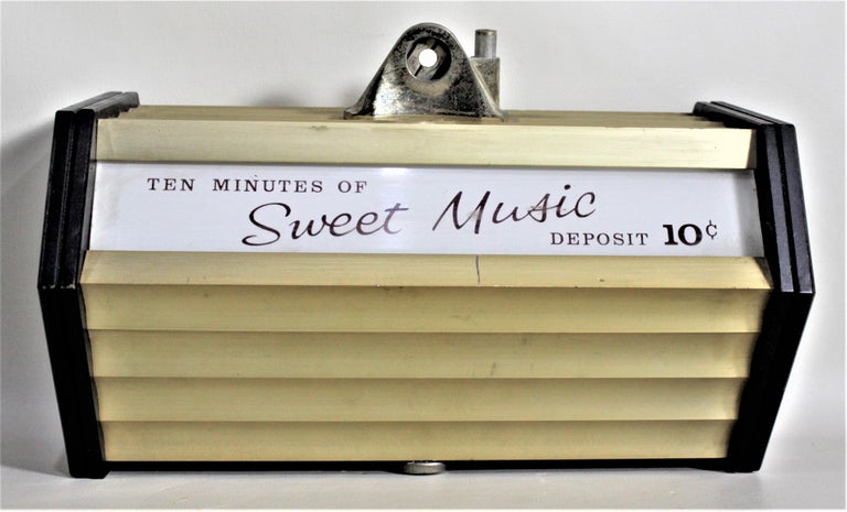 Mid-Century Modern Coin Operated Commercial Wall Mounted Music Box at ...