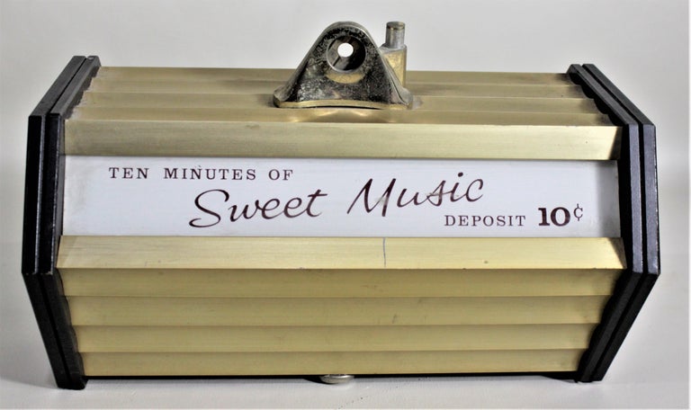Mid-Century Modern Coin Operated Commercial Wall Mounted Music Box at ...