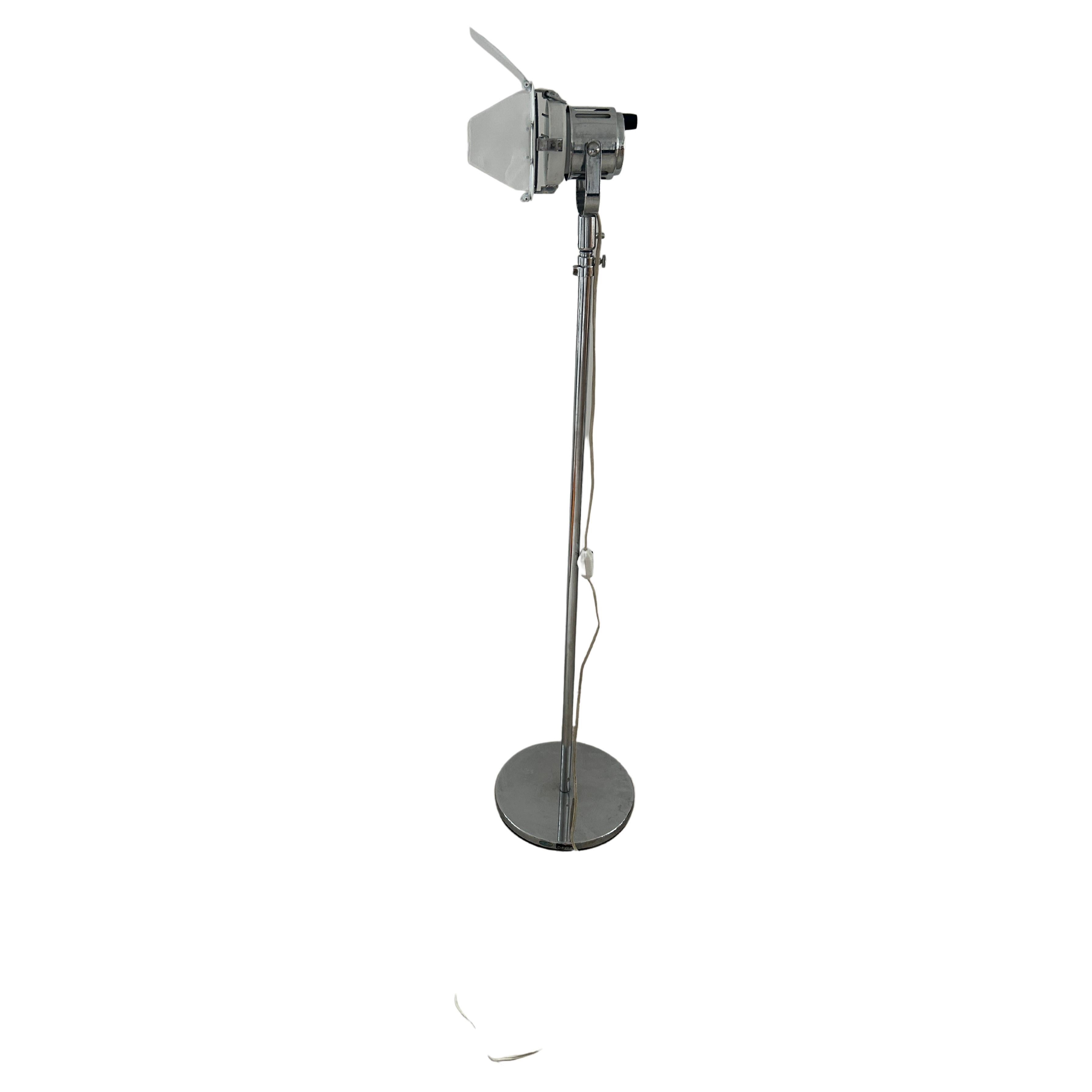 Mid century modern Colortran mid century chrome floor lamp film style ...