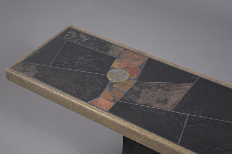 Mid-Century Modern Console Table Paul Evans Style at 1stDibs