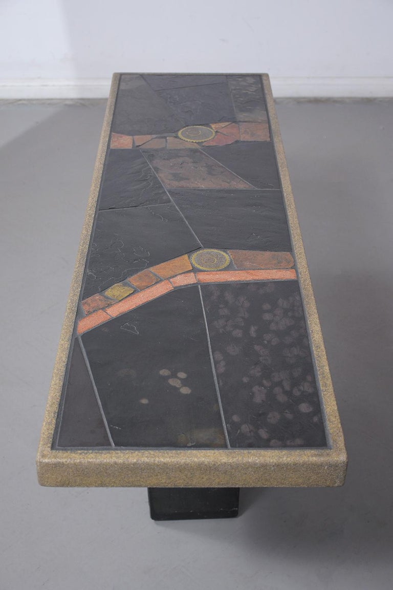 Mid-Century Modern Console Table Paul Evans Style at 1stDibs