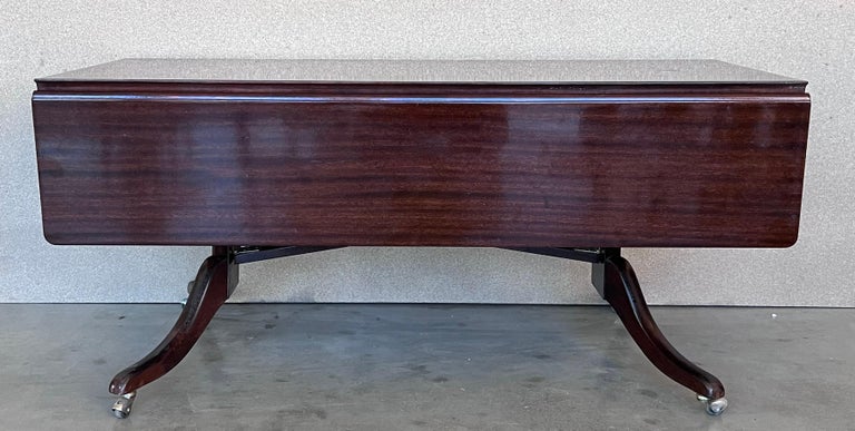 Mid Century Modern Convertible Liftable Coffee Dining Table For Sale at ...