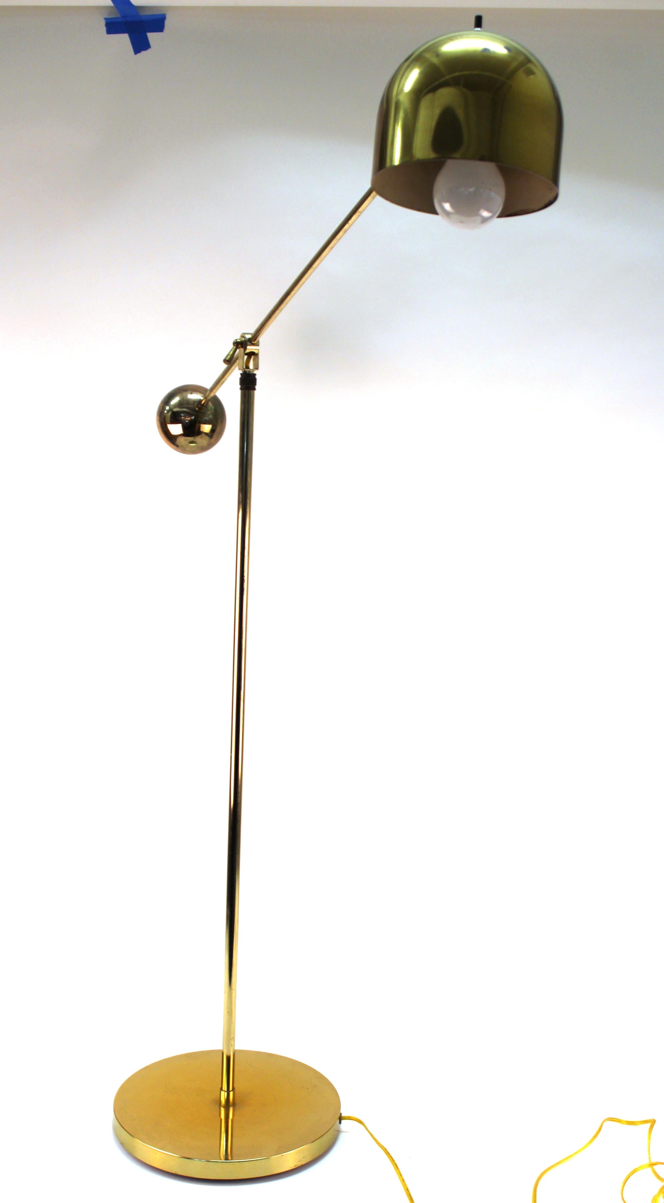 Mid-Century Modern Counterweight Floor Lamp at 1stDibs