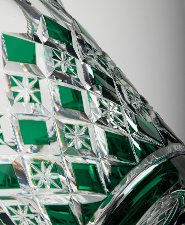 Mid-Century Modern Crystal Vase by Val Saint Lambert For Sale at 1stDibs
