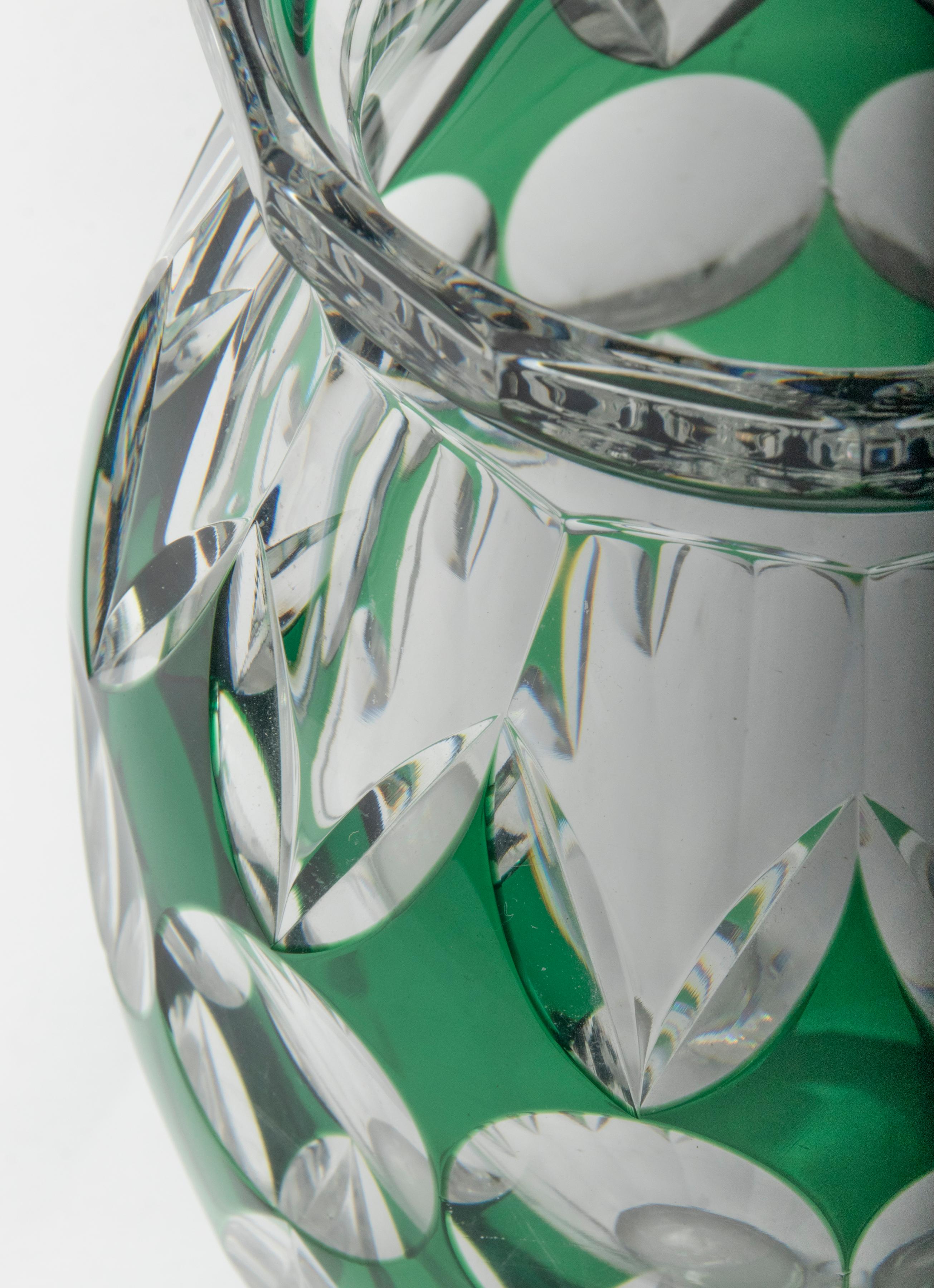 Mid-Century Modern Crystal Vase by Val Saint Lambert For Sale at 1stDibs