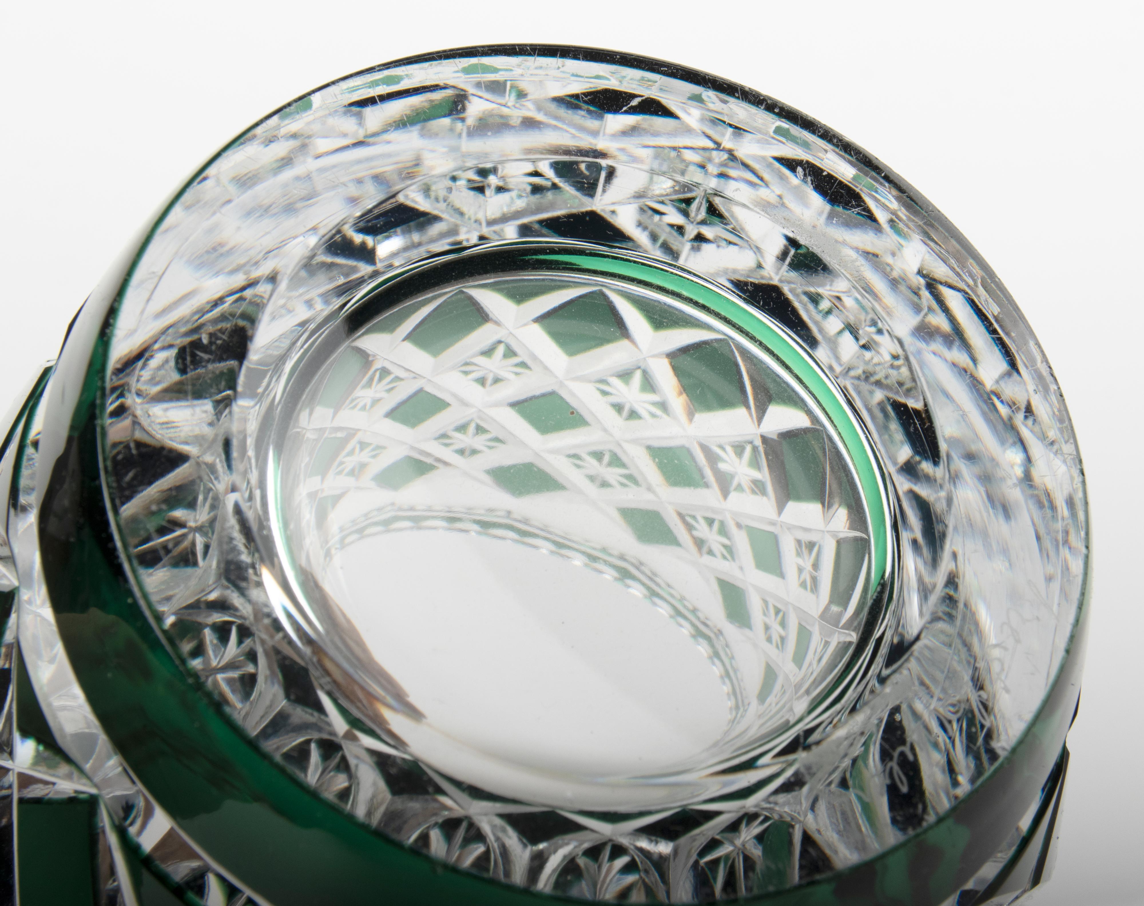 Mid-Century Modern Crystal Vase by Val Saint Lambert For Sale at 1stDibs