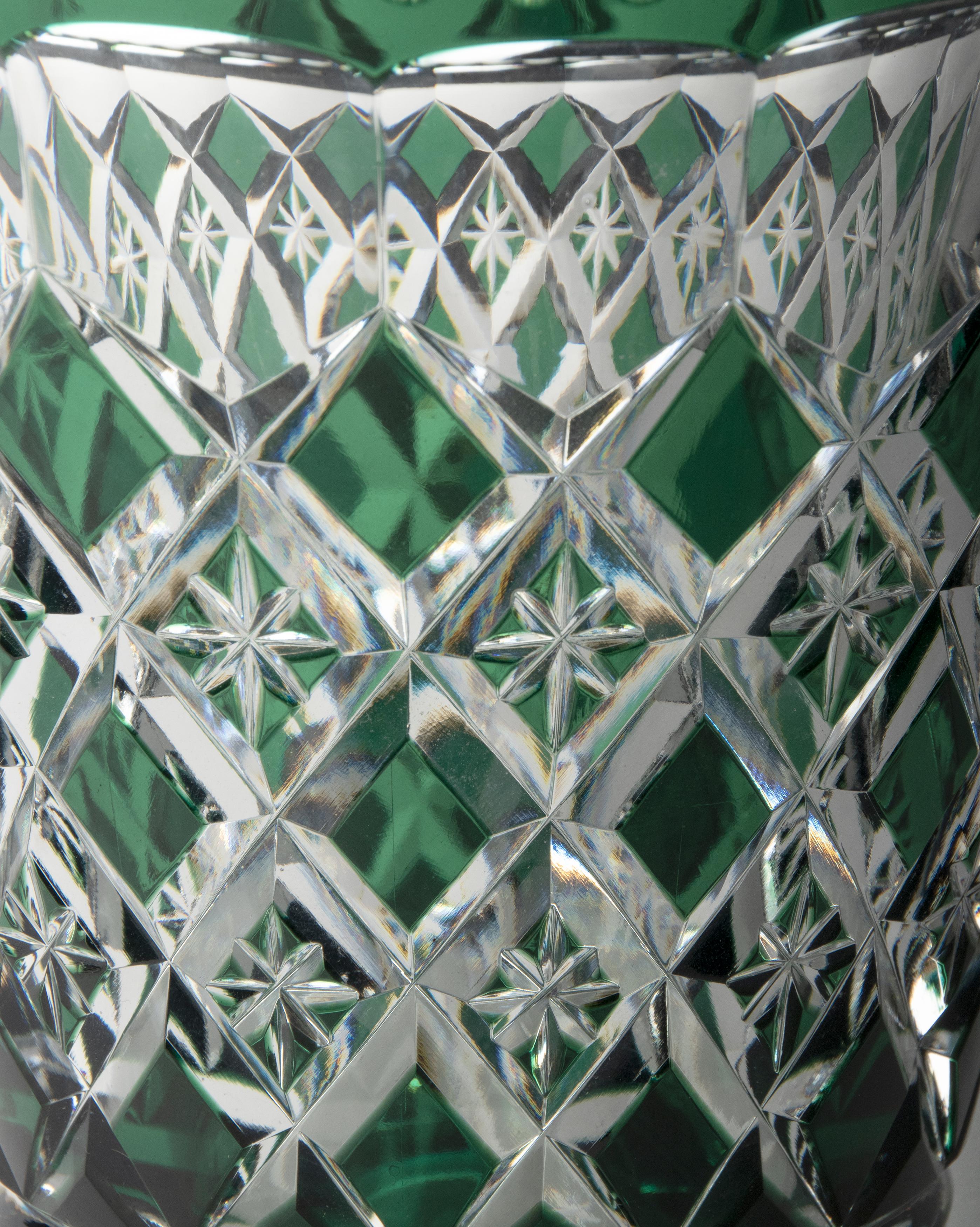 Mid-Century Modern Crystal Vase by Val Saint Lambert For Sale at 1stDibs