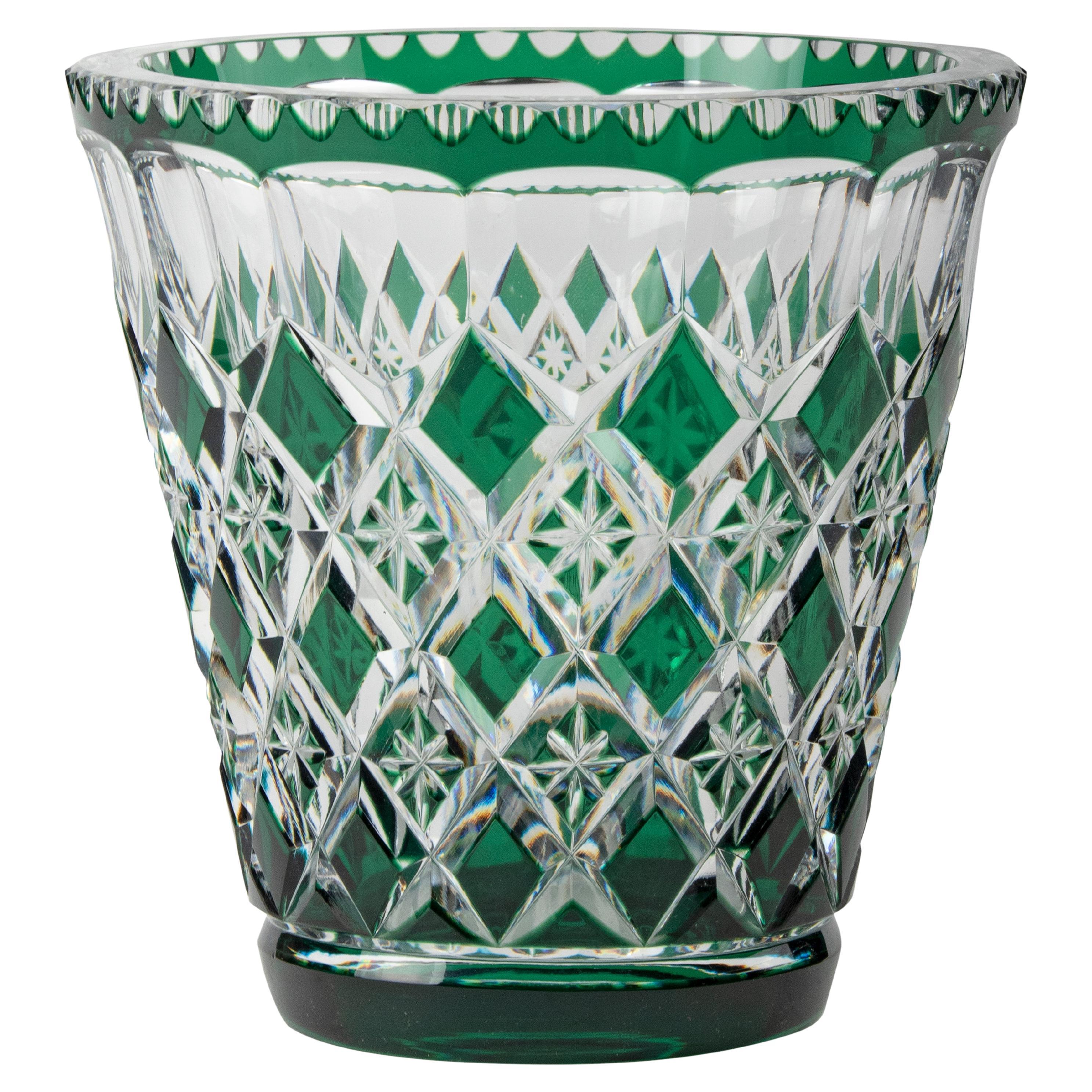 Val St. Lambert Crystal Vase at 1stDibs | val st lambert vase
