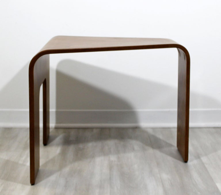 Mid-Century Modern Danish Bentwood Corner Side End Table 1960s Dansk ...