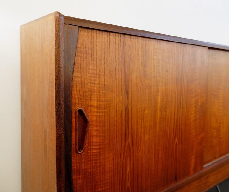 Mid-Century Modern Danish Highboard, 1970s at 1stDibs