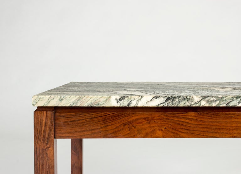 Mid-Century Modern Danish Marble Table at 1stDibs